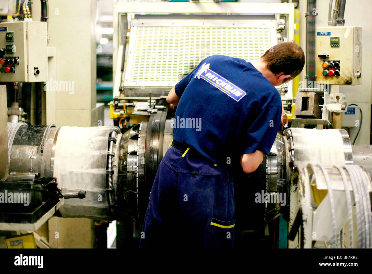La Roche sur Yon (85): Michelin factory Stock Photo - Alamy