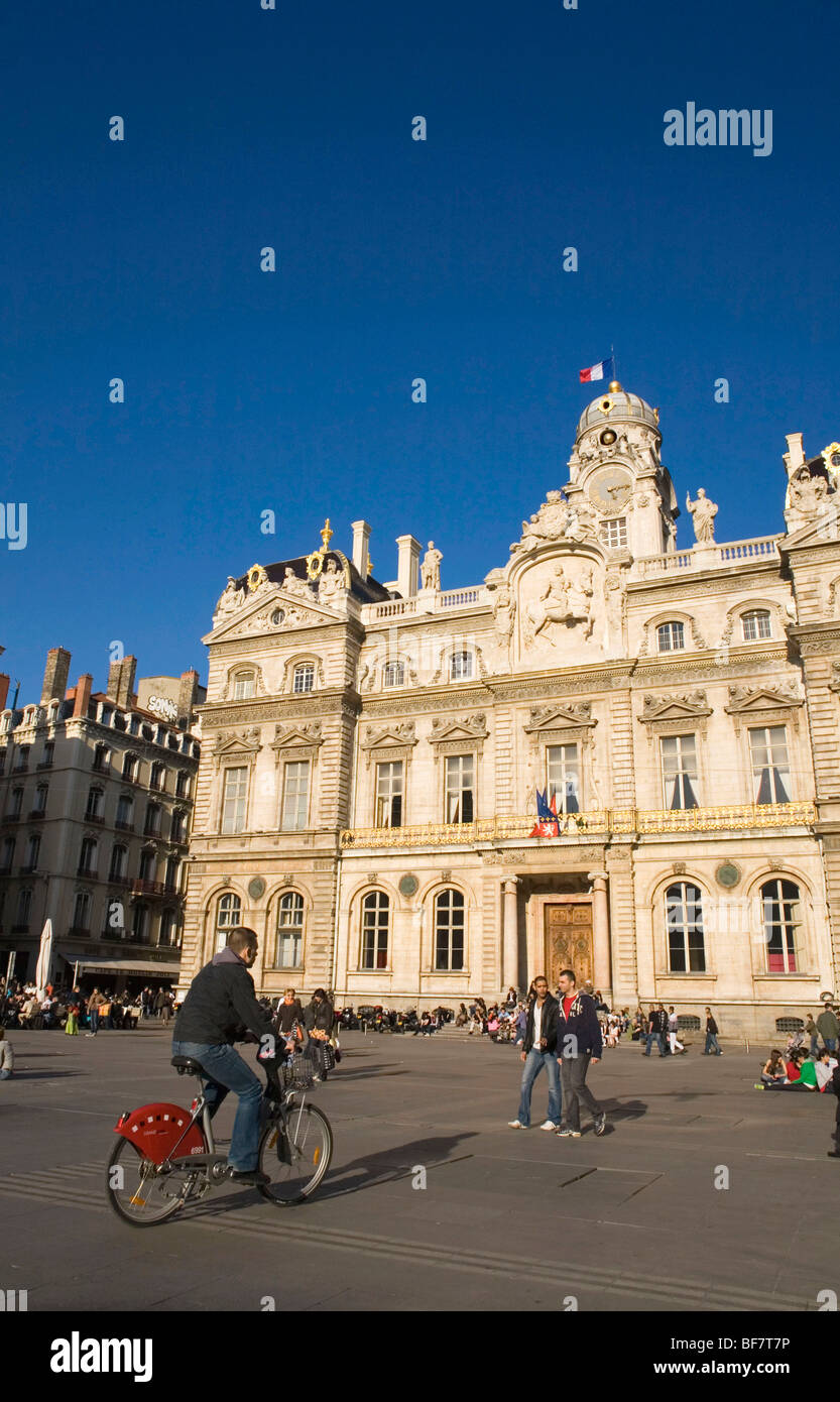 Lyon (69) : the city hall Stock Photo - Alamy