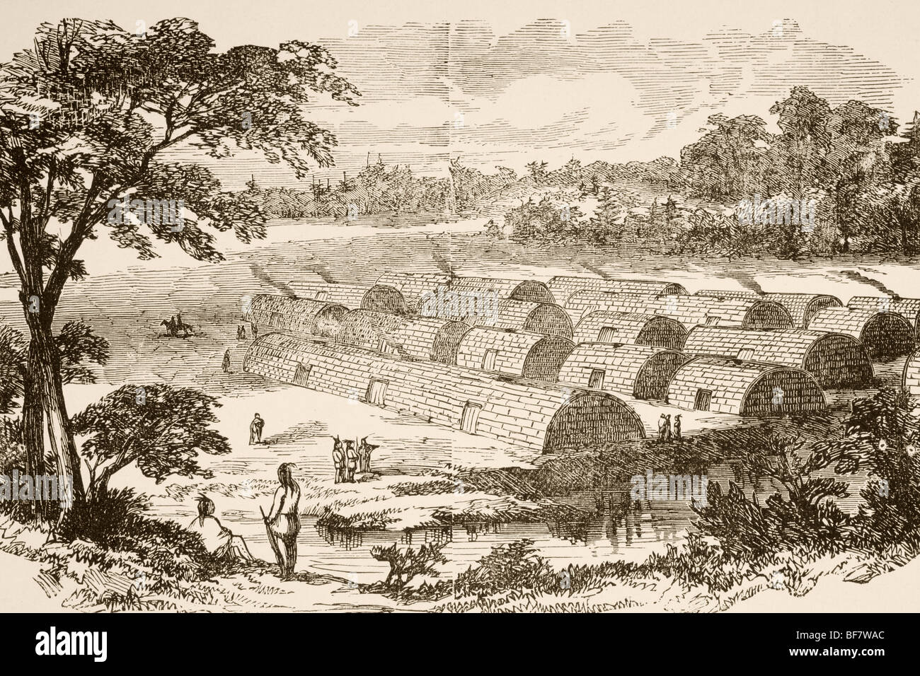 Manhattan island native america hi-res stock photography and images - Alamy