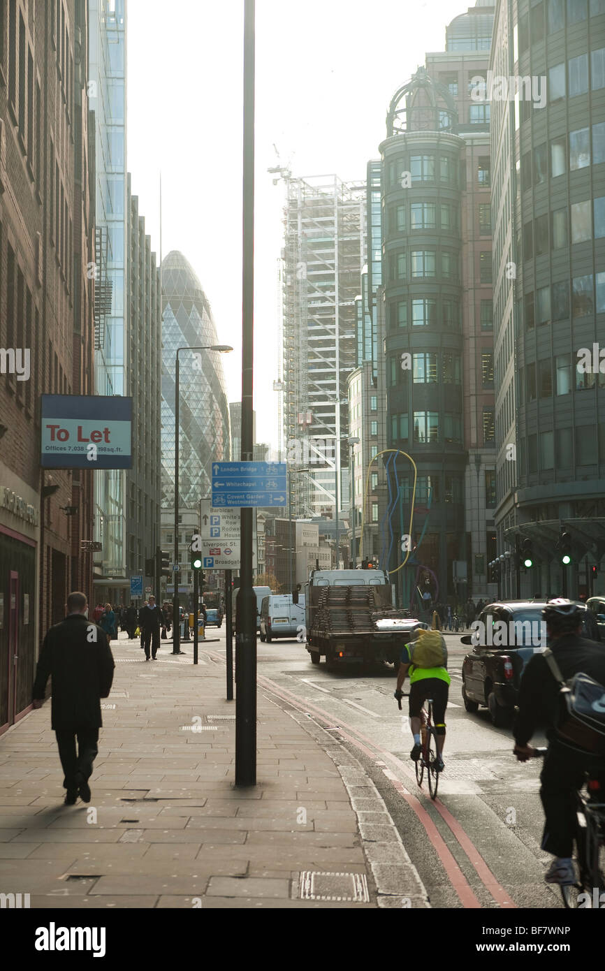 A view of Shoreditch high street, London Stock Photo - Alamy