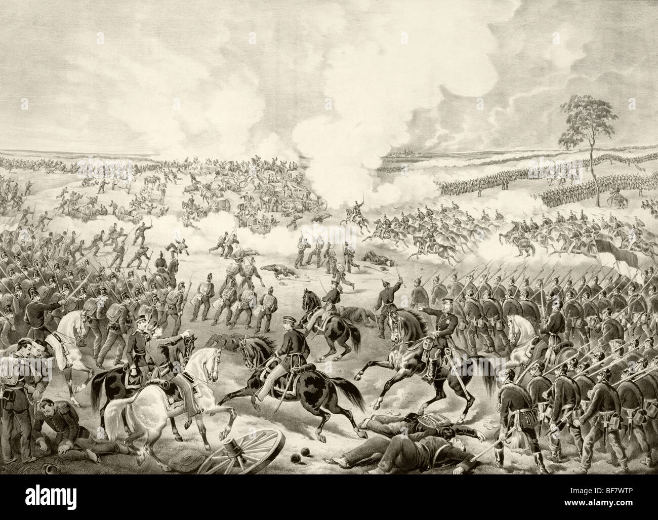 History of the franco prussian war hi-res stock photography and images ...