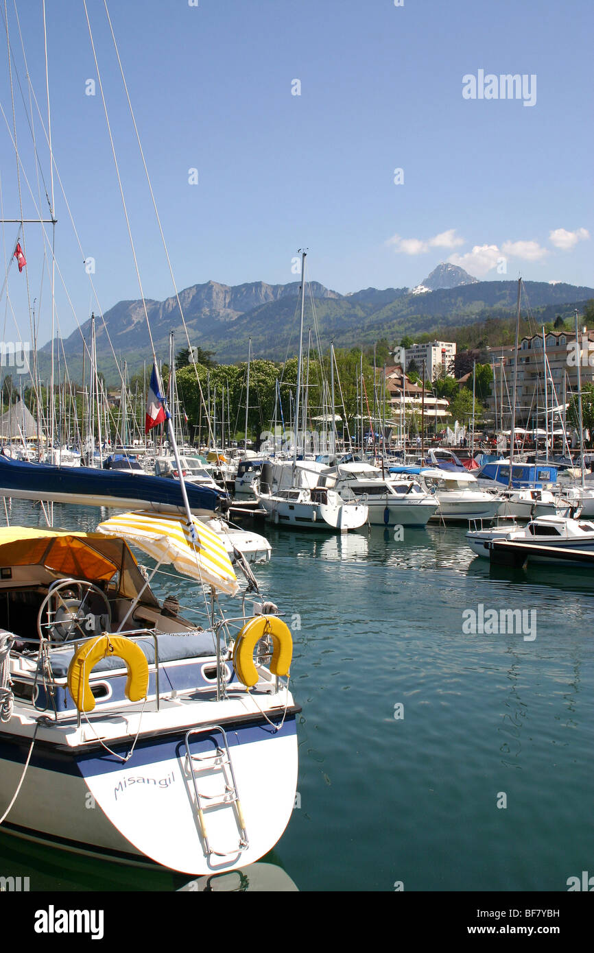 Evian (74) : The marina Stock Photo - Alamy