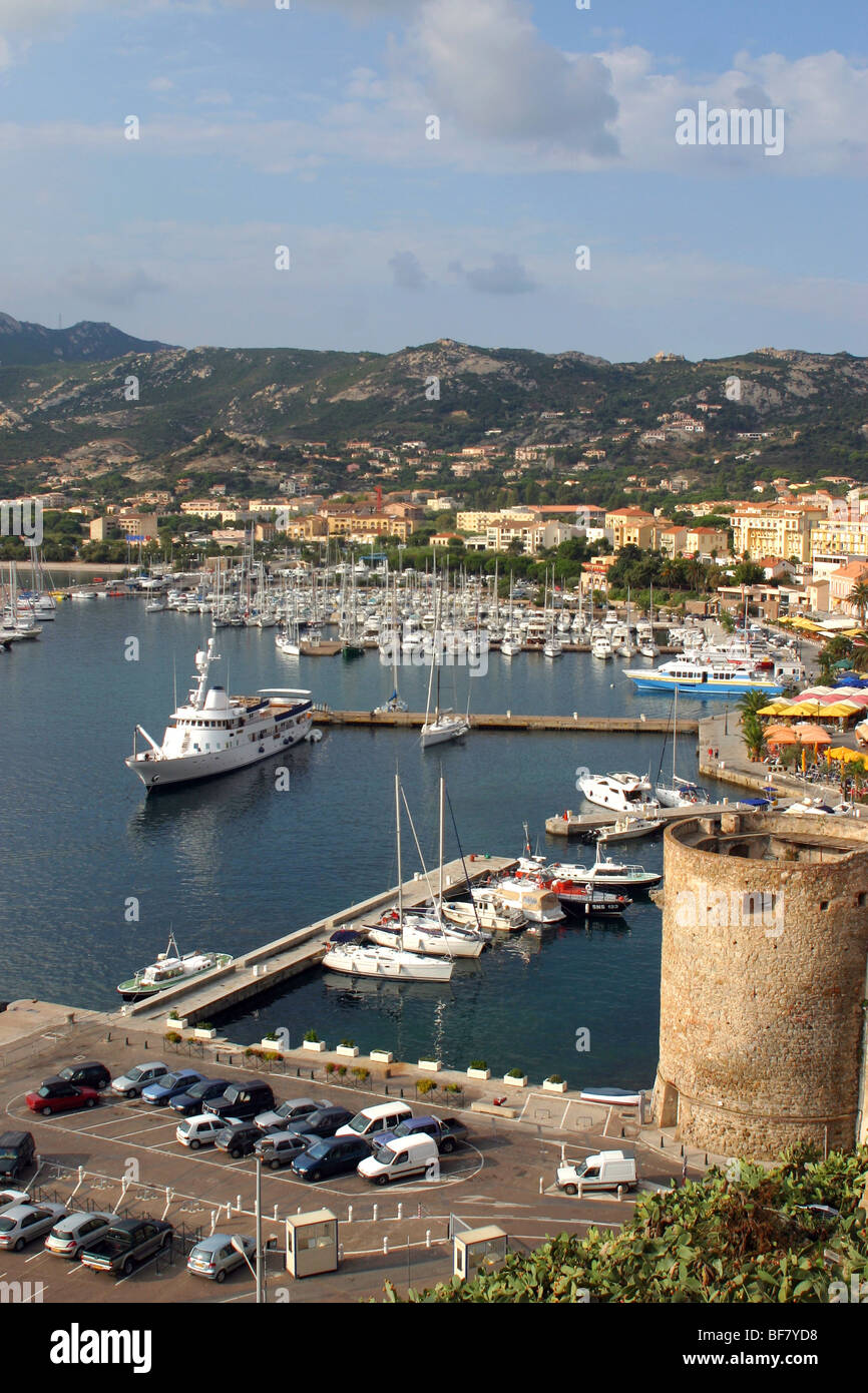 Corsica, Calvi (2B) : Harbour Stock Photo - Alamy