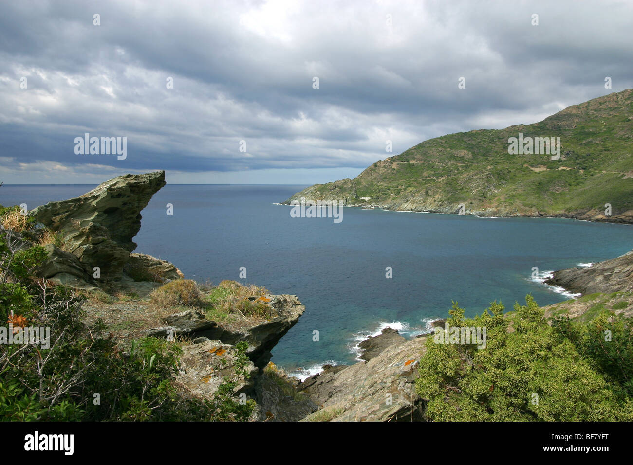 Cap Corse : Coastal landscape Stock Photo - Alamy