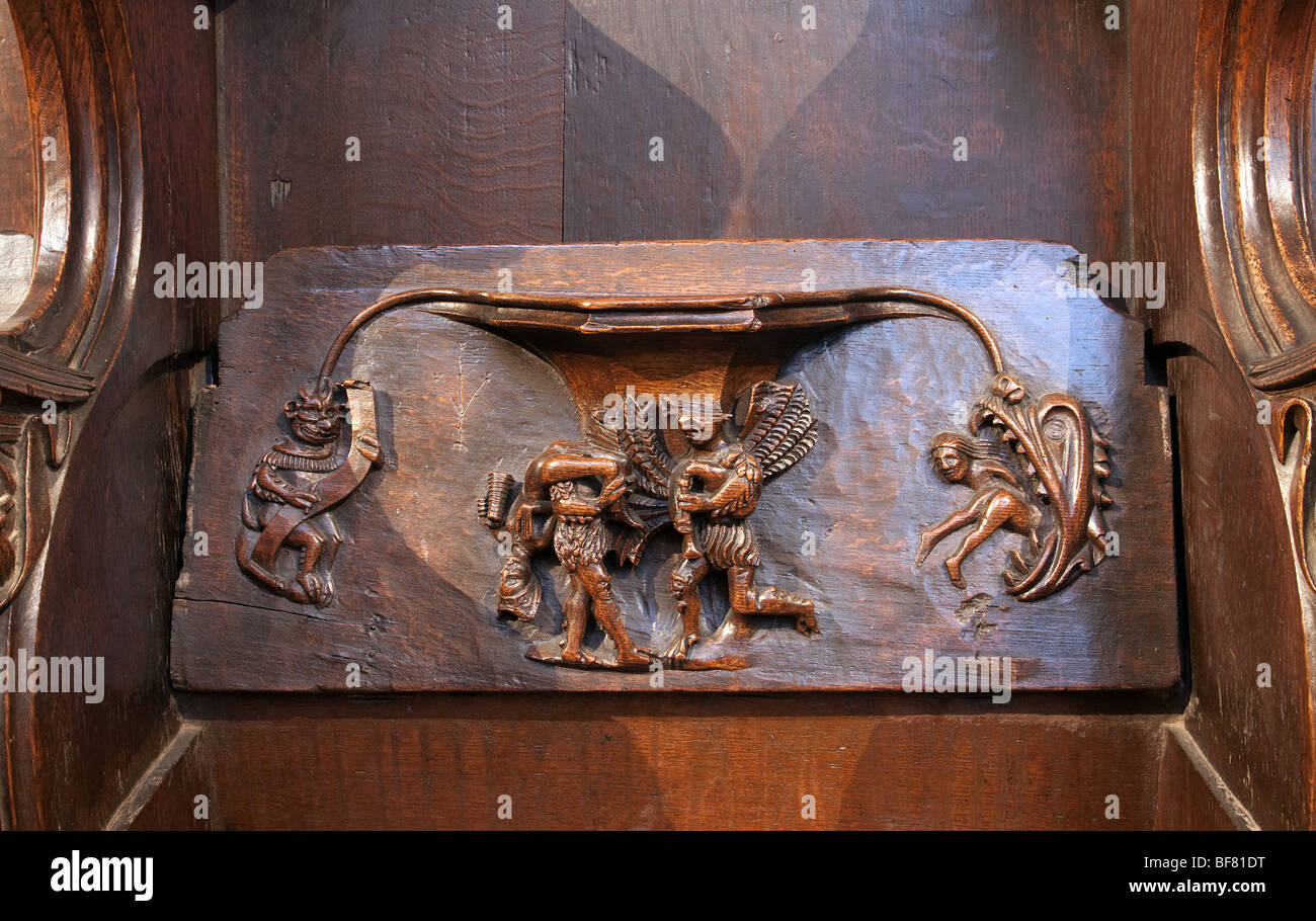 Medieval misericord hi-res stock photography and images - Alamy