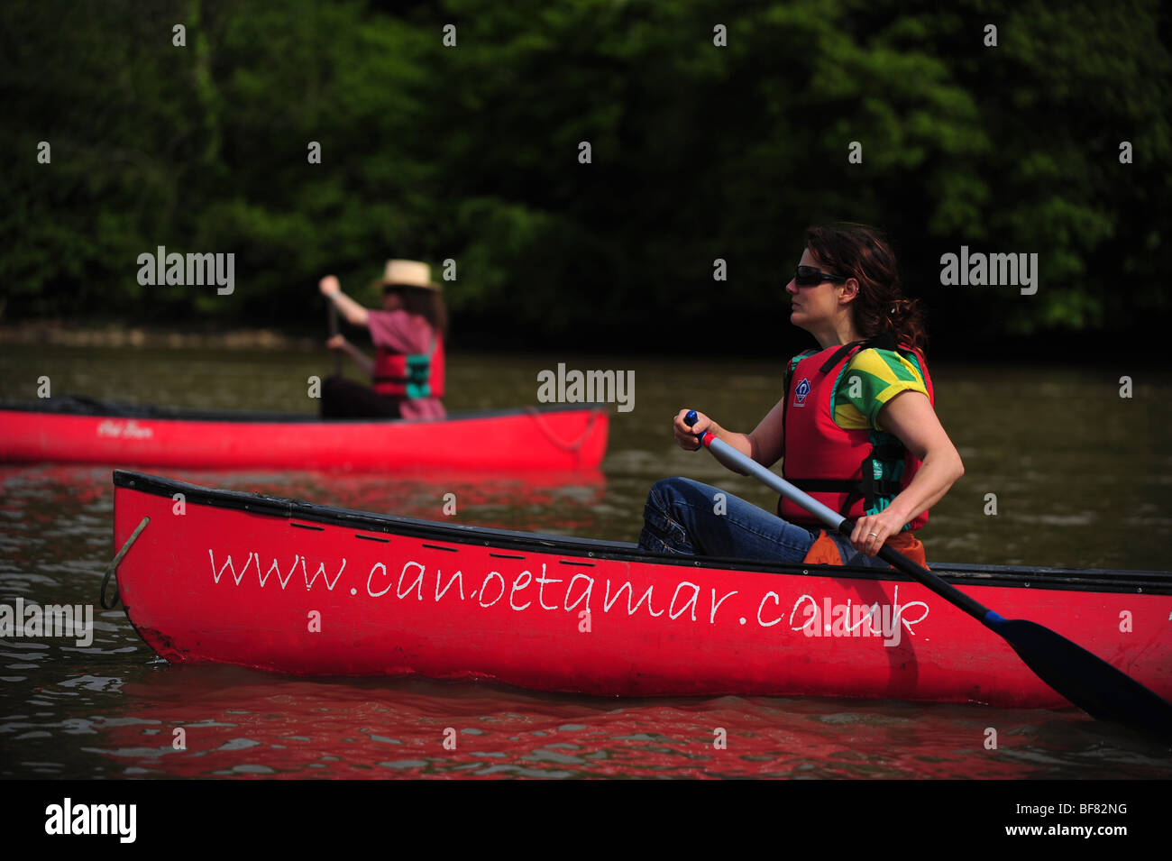 canoeing and kayaking on the river Tamar, on the Devon and Cornwall ...