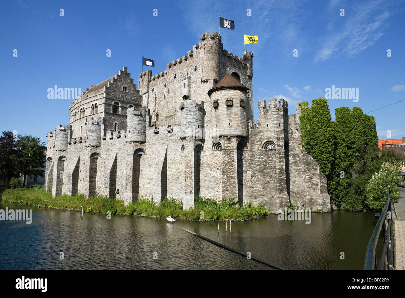 Gravensteen, castle of the Counts of Flanders Stock Photo - Alamy
