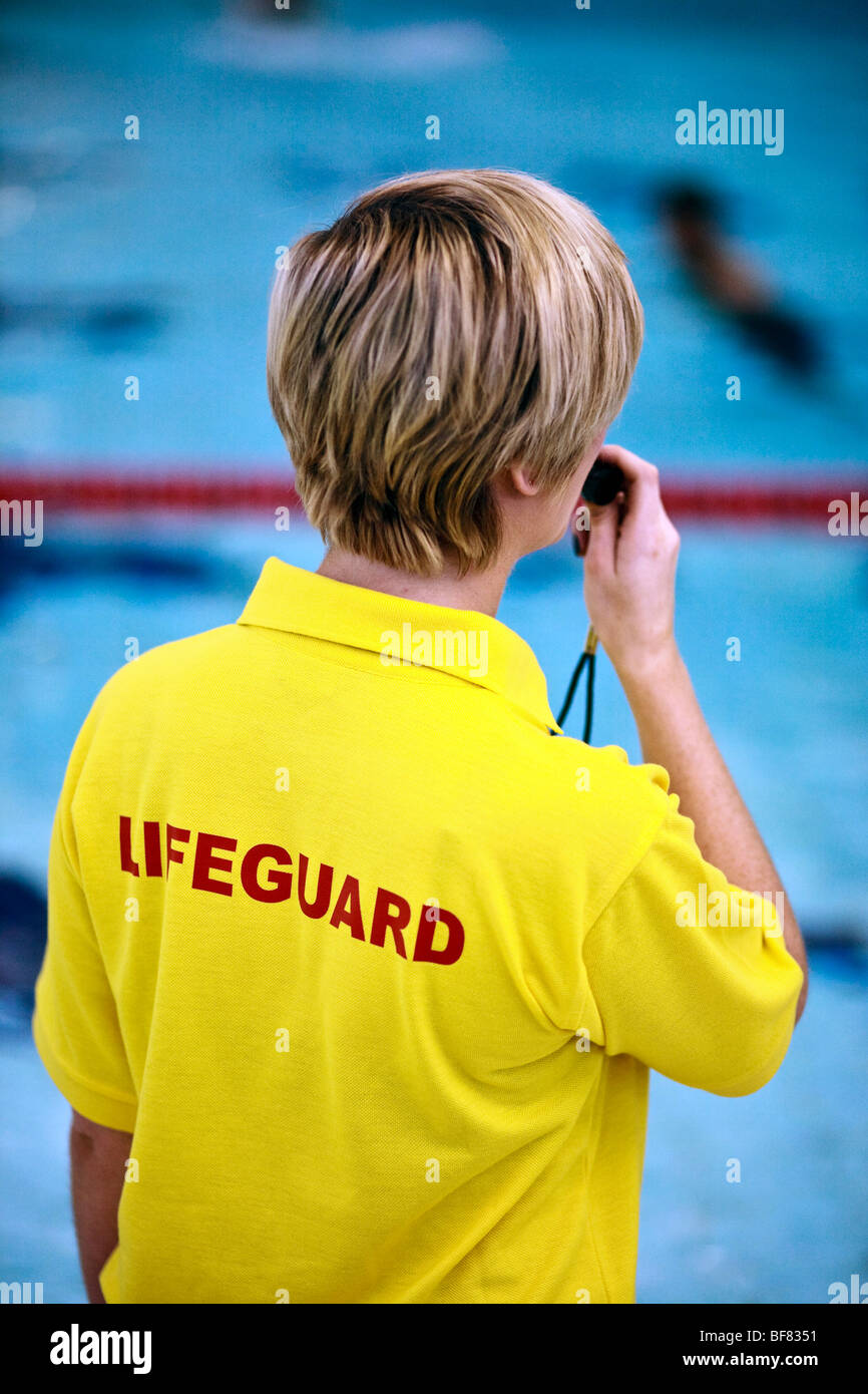 Female lifeguard pool hi-res stock photography and images - Alamy