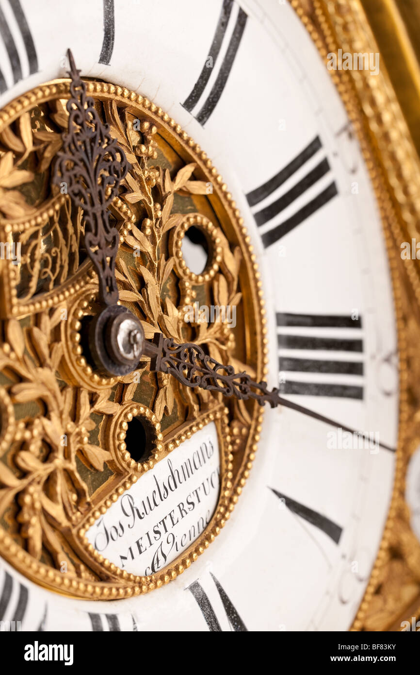 Ornate Antique Clock High Resolution Stock Photography and Images - Alamy