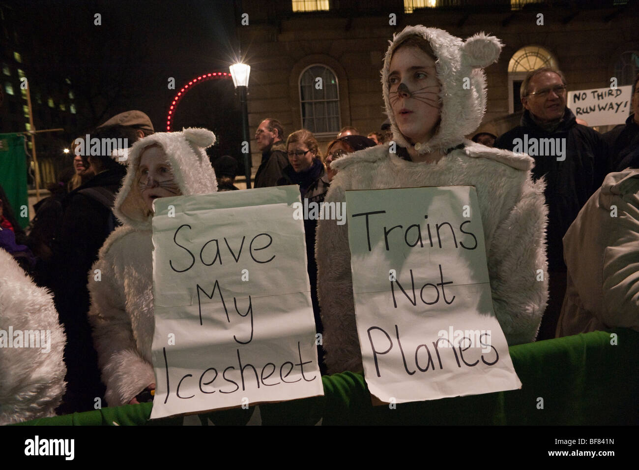 Whitehall protest against airport expansion and Heathrow Third Runway ...