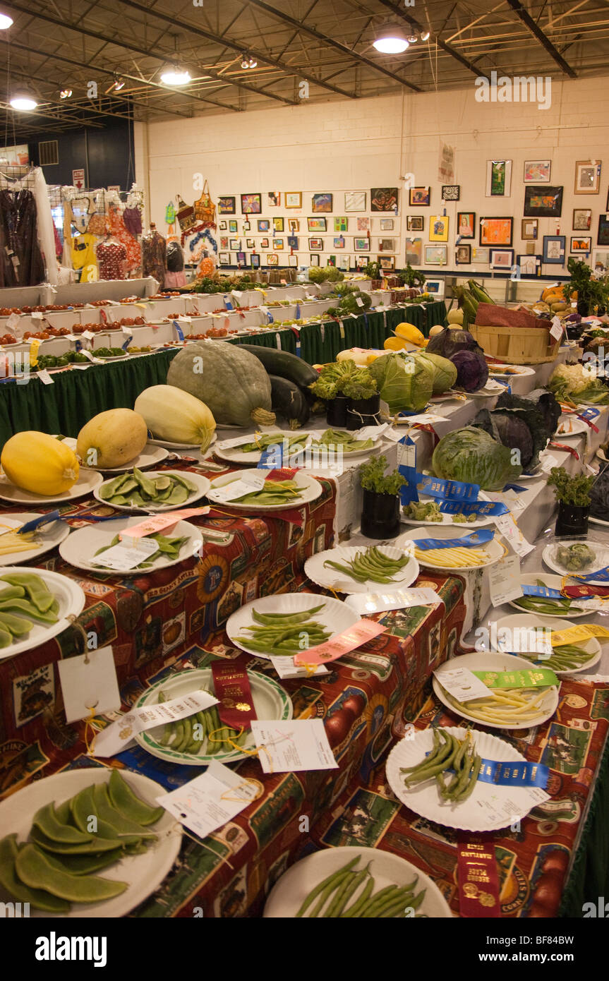 indoor 4-H exhibits at Maryland State Fair Stock Photo - Alamy