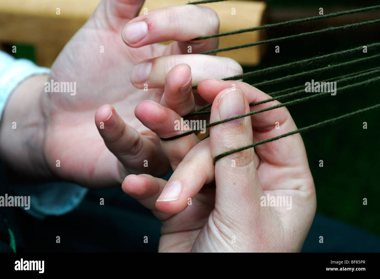Hands at work Stock Photo - Alamy