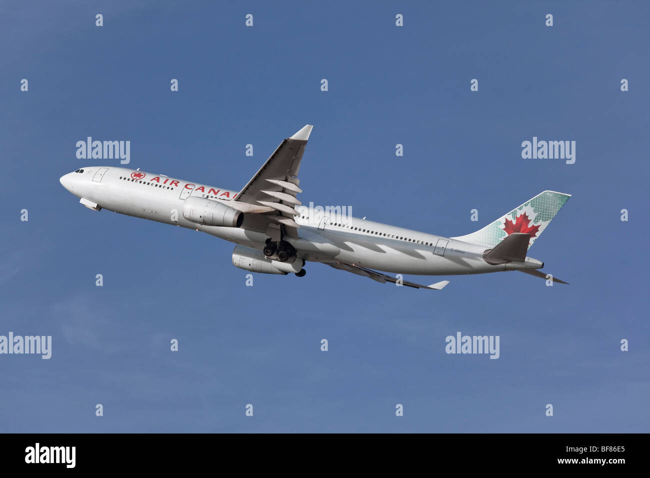 An Airbus A330 of the Canadian airline Air Canada on departure Stock ...