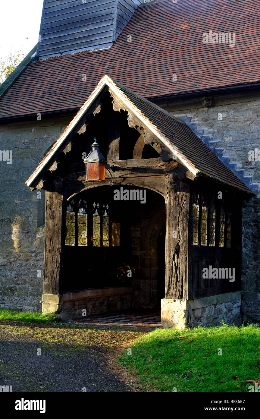 Wooden church porch hi-res stock photography and images - Alamy