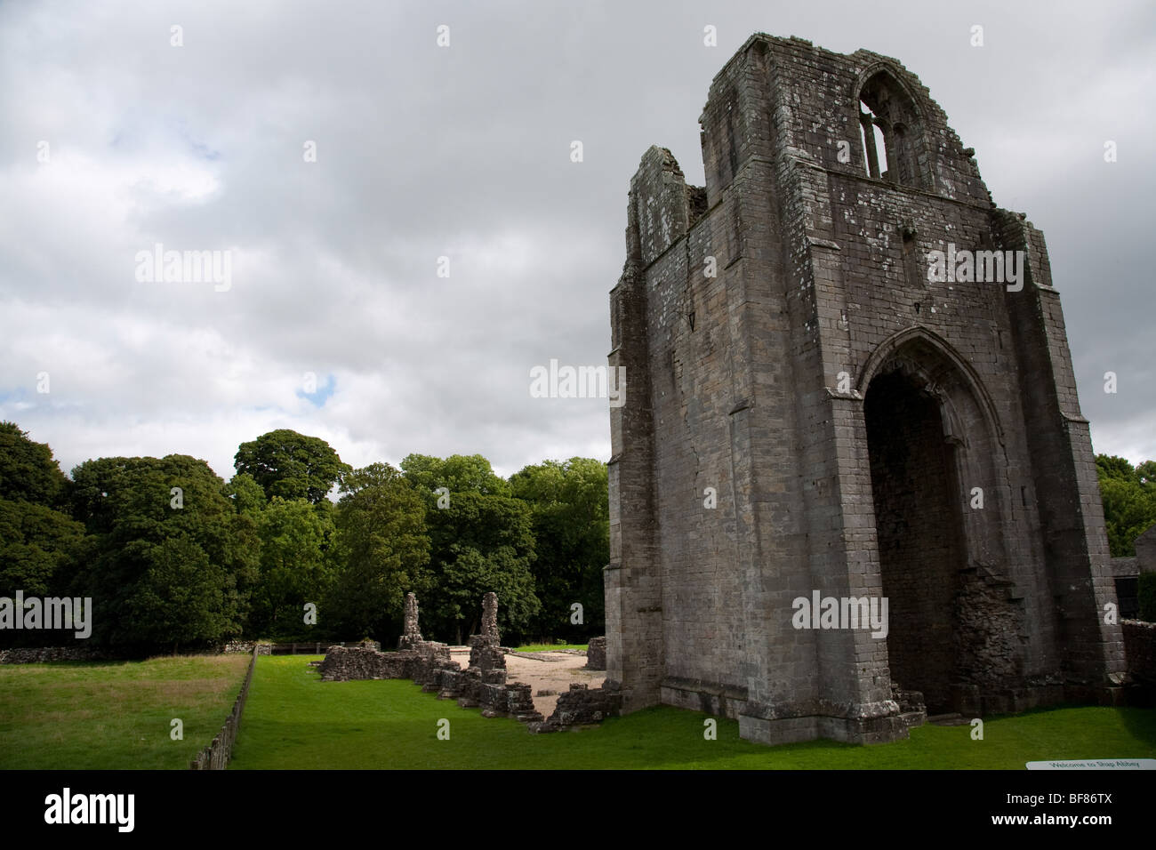 Shap Abbey, a ruined monastery near the village of Shap in Cumbria ...