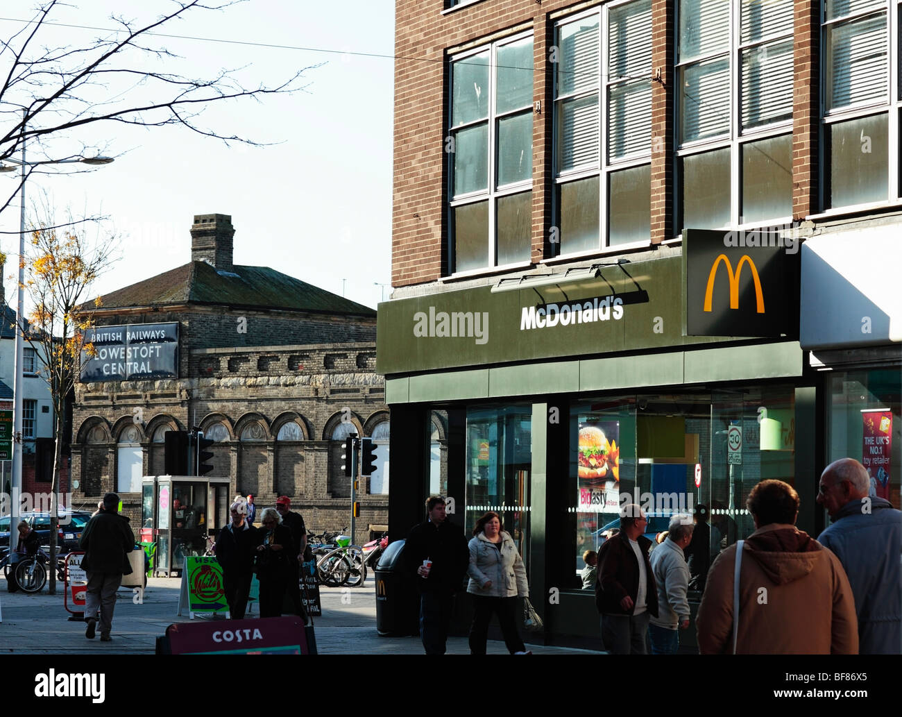 High Street, Lowestoft, Suffolk, England, United Kingdom Stock Photo ...