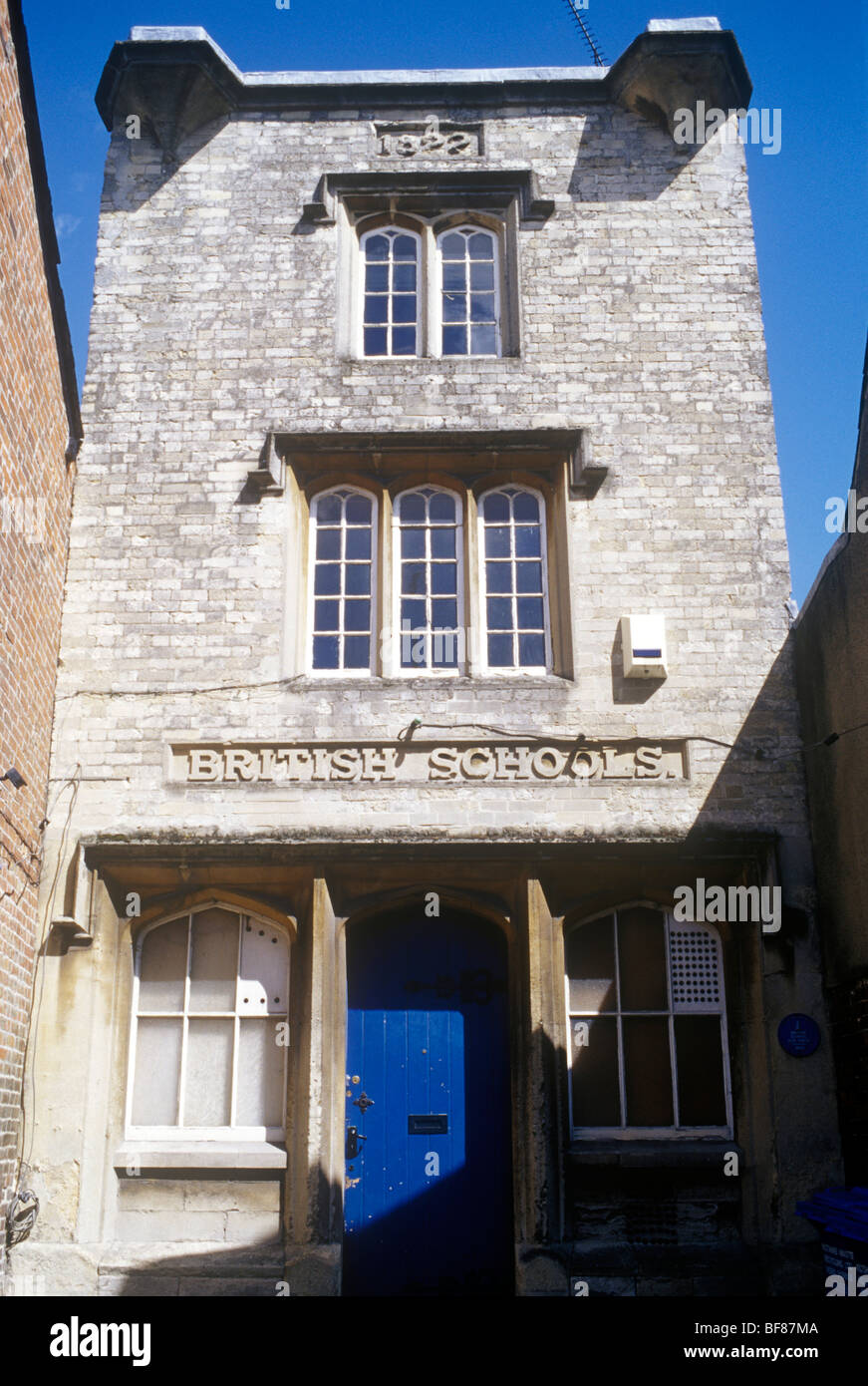 Devizes Wiltshire UK British School for Girls, built 1822 on land given ...