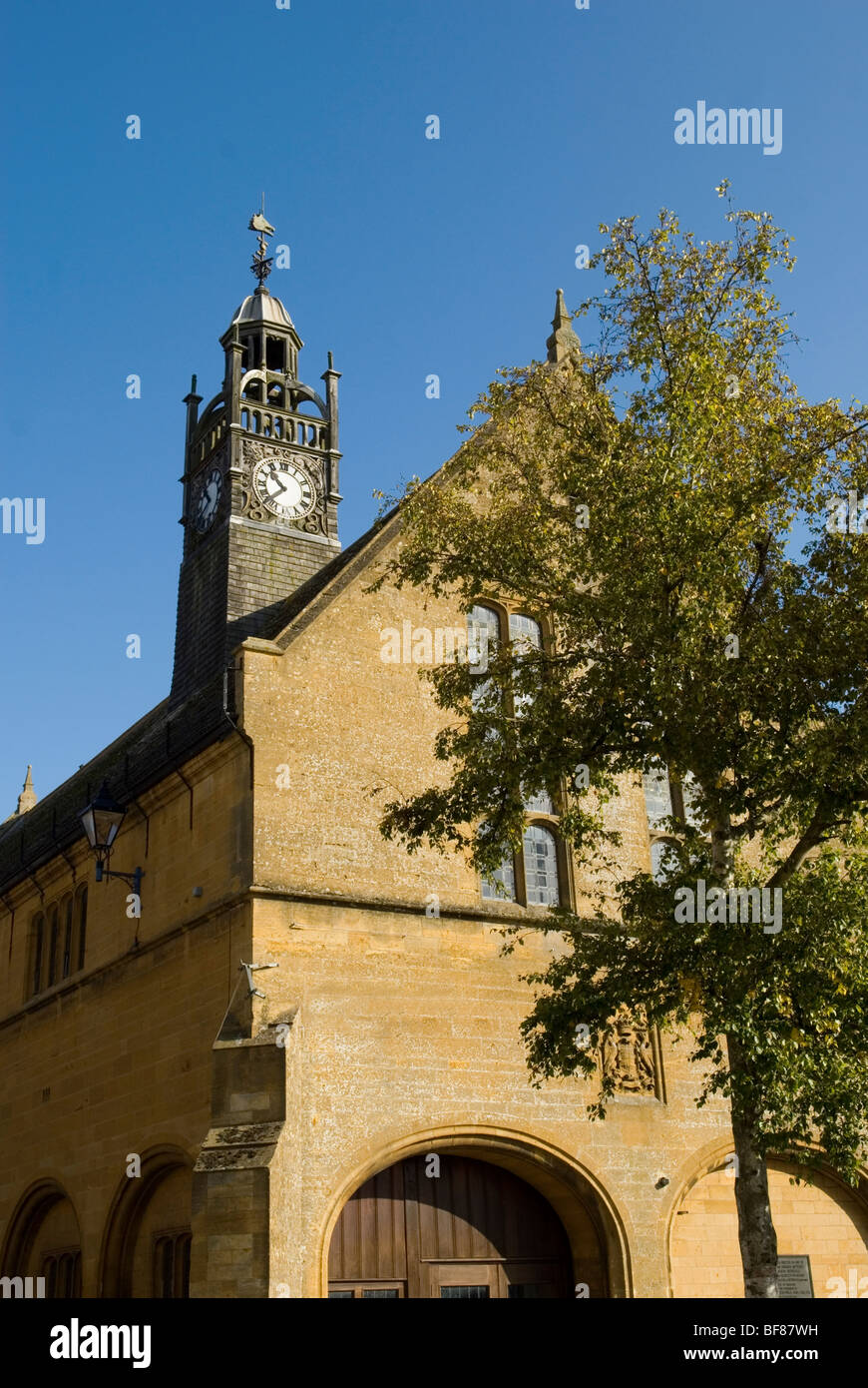 Redesdale Hall Clock Tower Moreton-in-Marsh Gloucestershire England UK ...