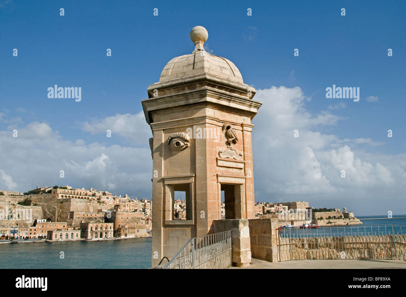 Senglea Point Tower Watch Eye Ear Malta three cities opposite Fortified ...