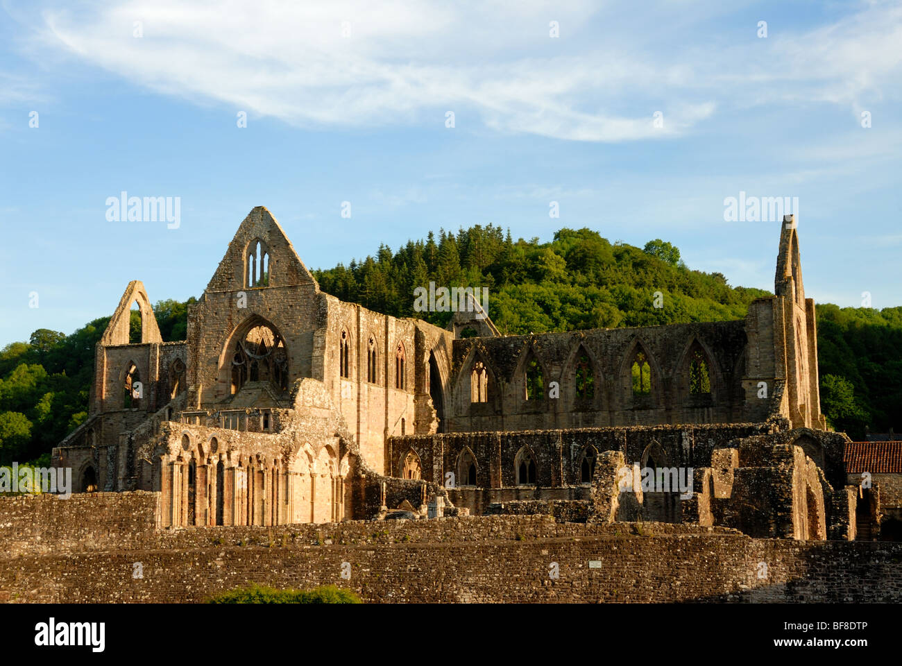 Medieval abbey tintern hi-res stock photography and images - Alamy
