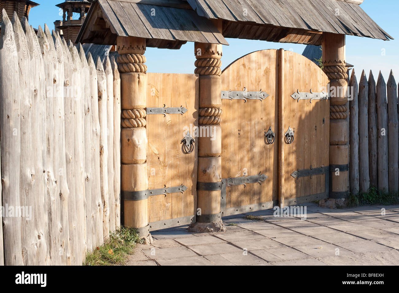 Monastery fence gate hi-res stock photography and images - Alamy
