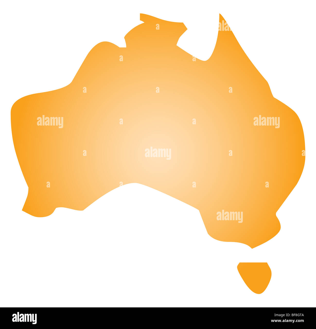 Map of Australia, abstract graphical design illustration Stock Photo ...