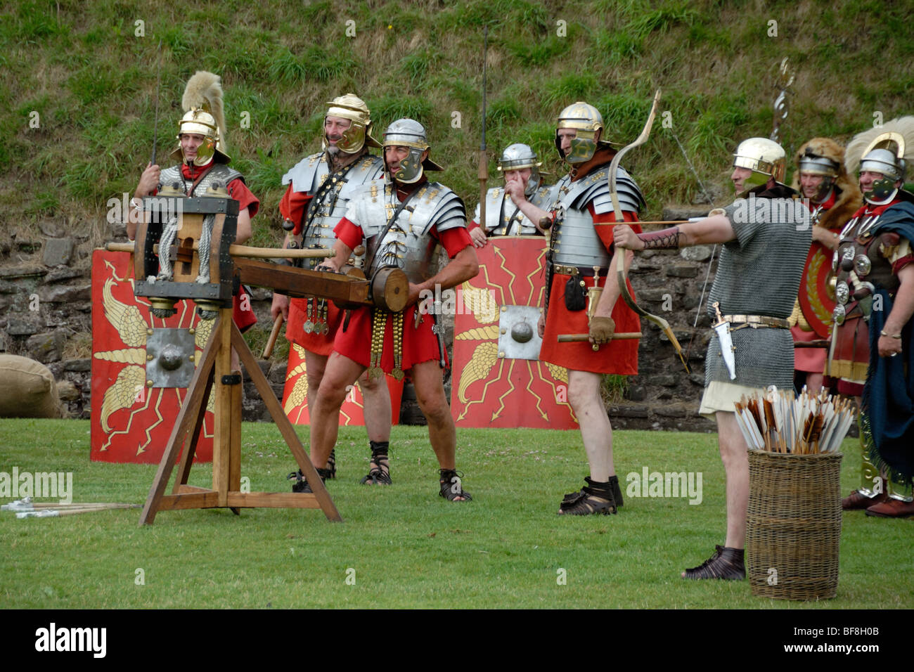 Ermine Street Guard performing at the Roman Military Spectacular in ...