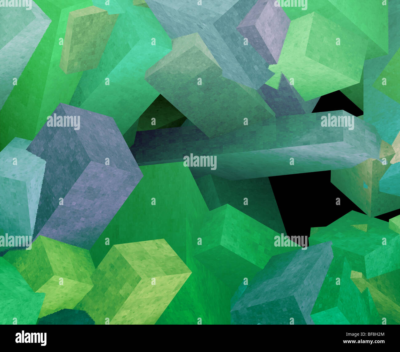 Crystal 3d cubes abstract background design illustration Stock Photo ...