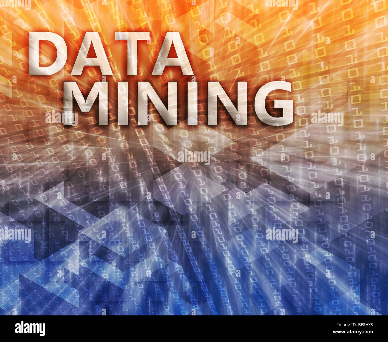 Data mining abstract, computer technology concept illustration Stock ...