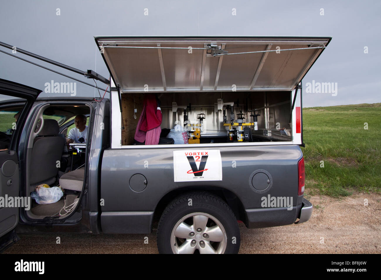 A probe truck being used in Project Vortex 2, June 6, 2009 Stock Photo ...