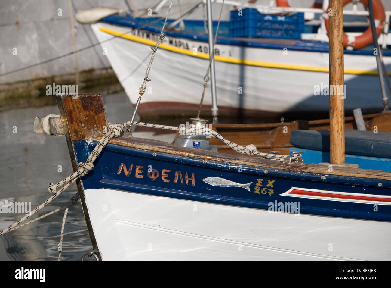 The port town of Gythio, Greece in the Peloponnese Peninsula, Greece ...
