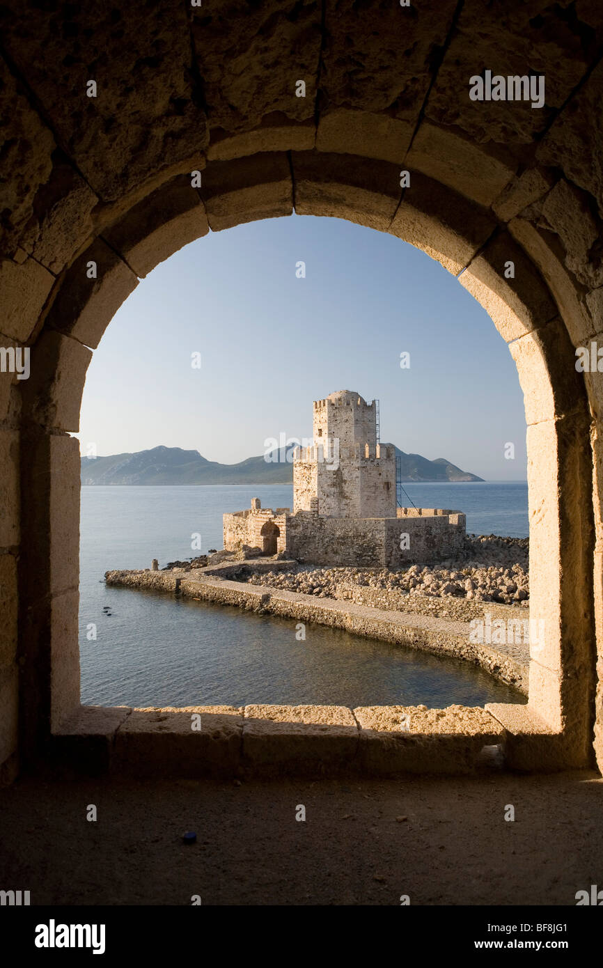 The medieval castle of Methoni, Greece Stock Photo - Alamy