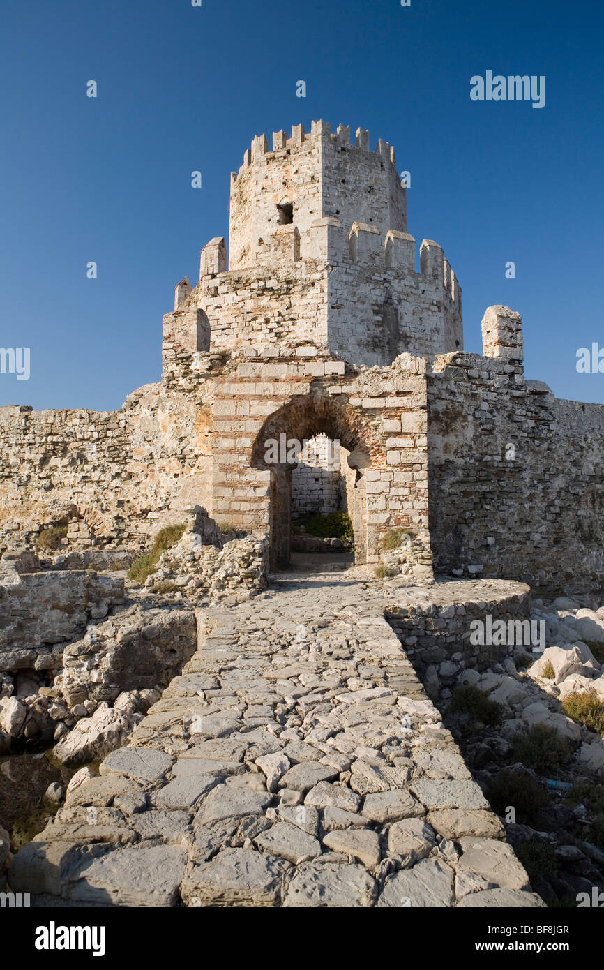 The medieval castle of Methoni, Greece Stock Photo - Alamy