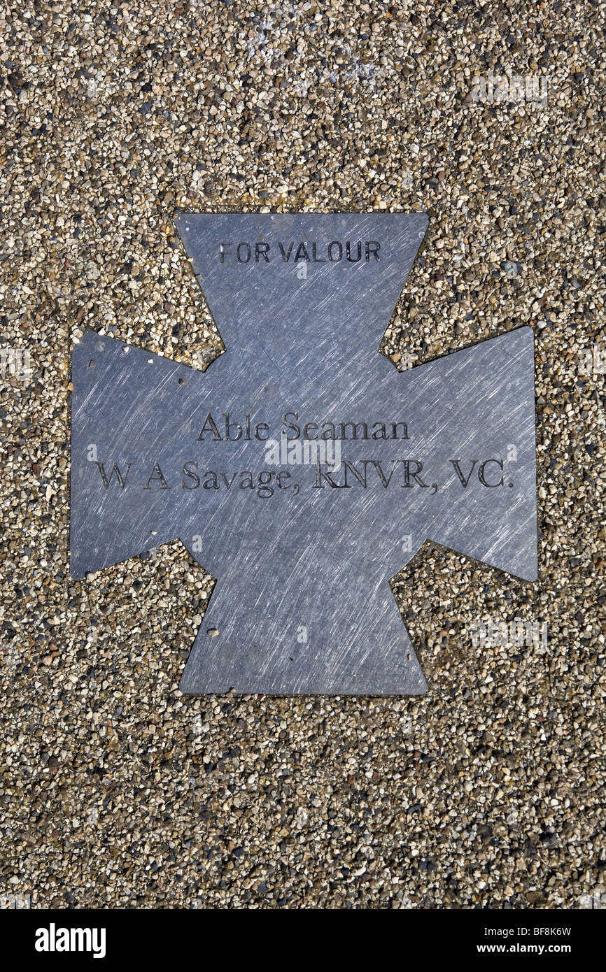 For Valour Plaque Prince of Wales Pier Falmouth Stock Photo - Alamy