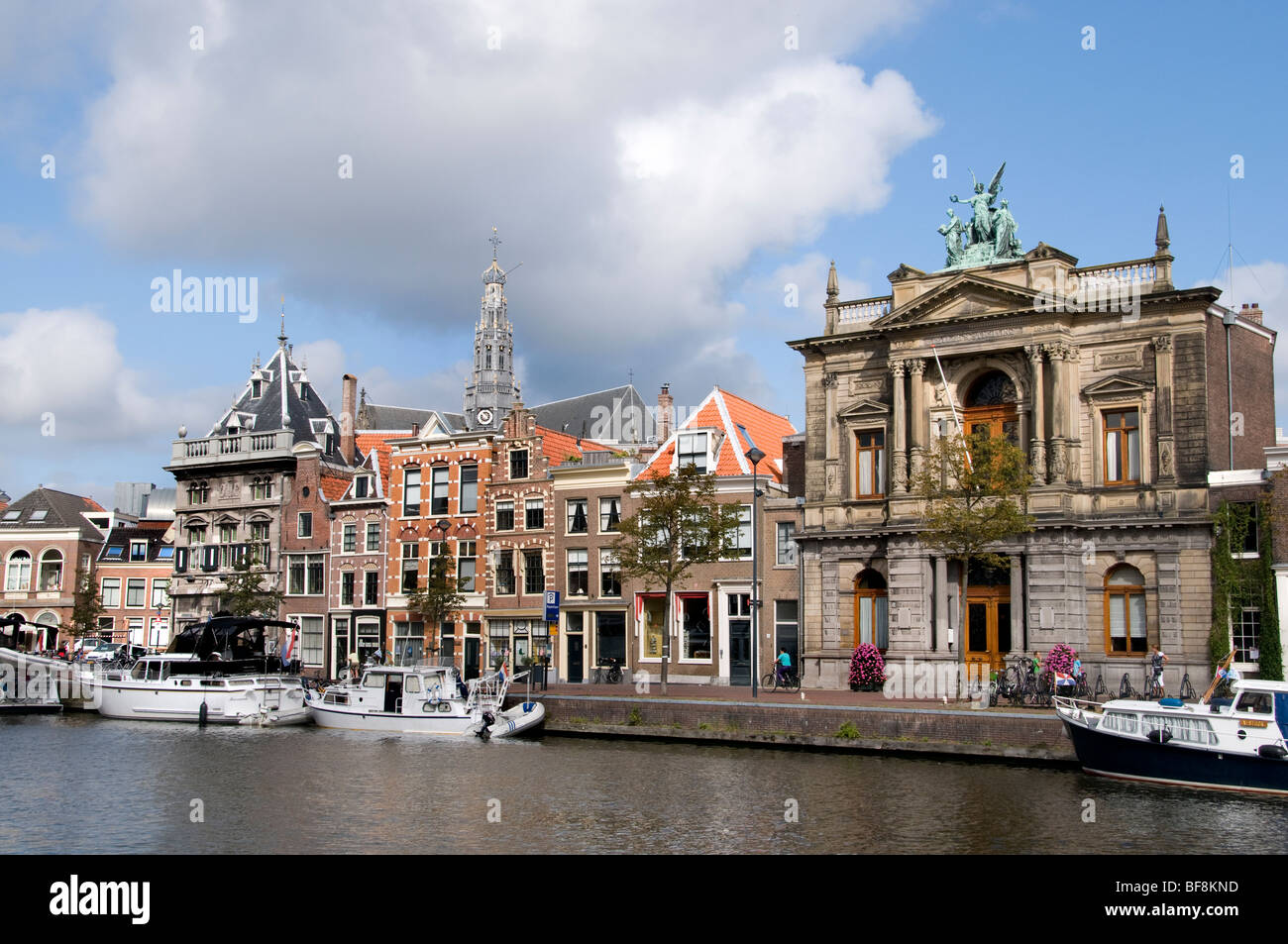 Haarlem Netherlands Holland old Town City Center Stock Photo - Alamy