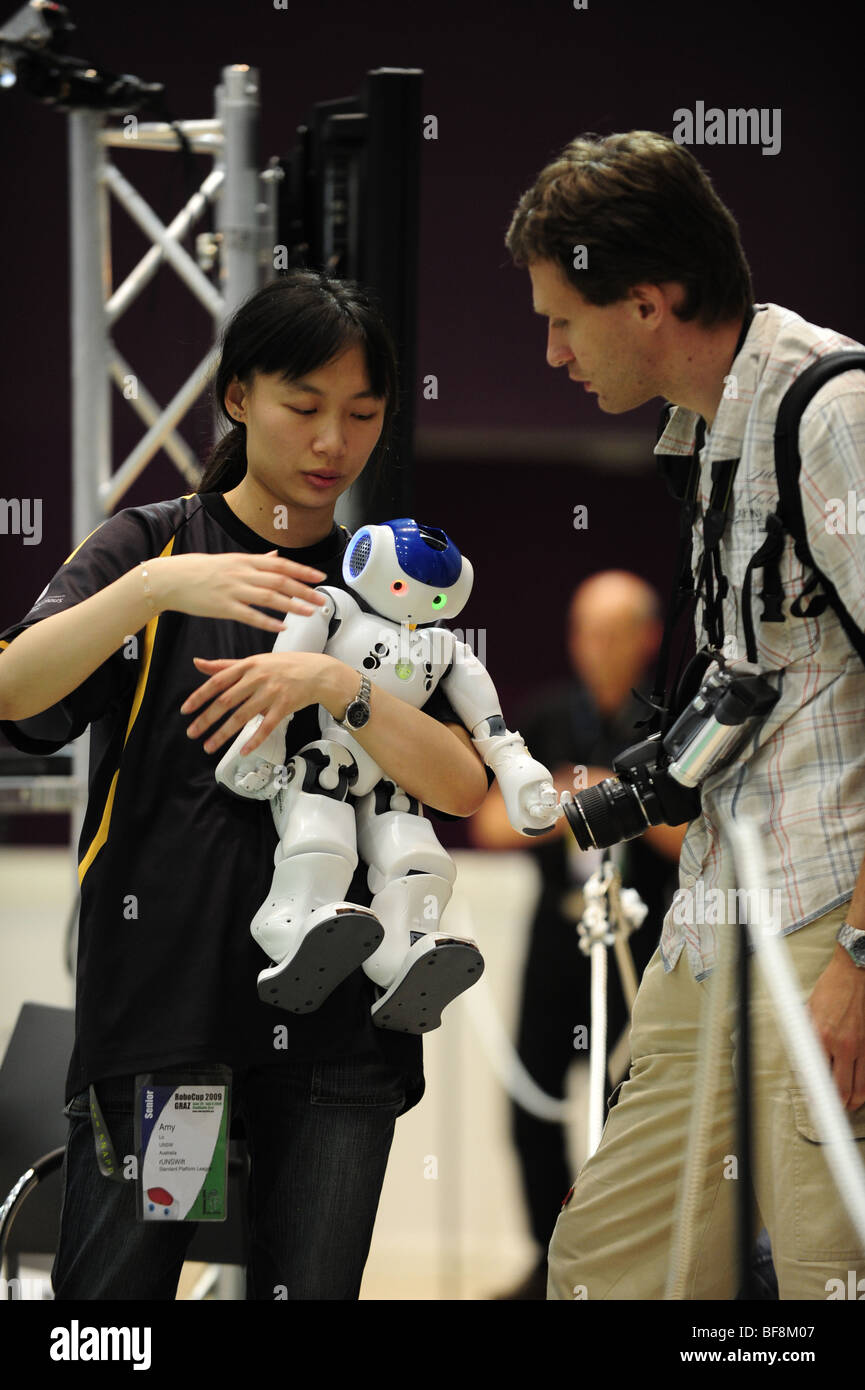 Humanoid robot interaction hi-res stock photography and images - Alamy