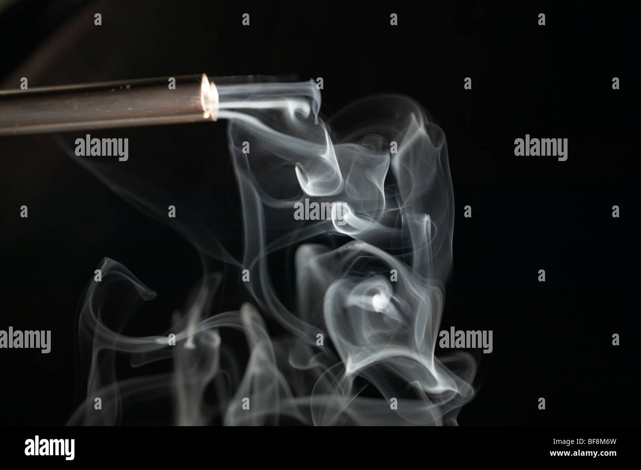 studio shot of smoking 12 bore shotgun barrels Stock Photo - Alamy
