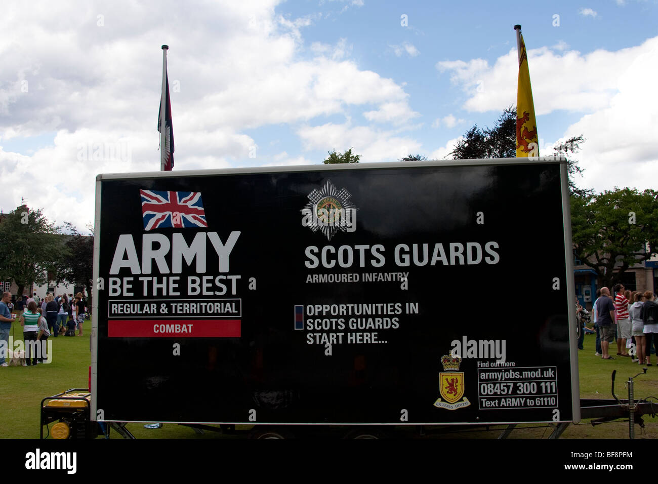 Nemo Me Impune Lacessit Scots Guards Recruiting Trailer, Ballater ...
