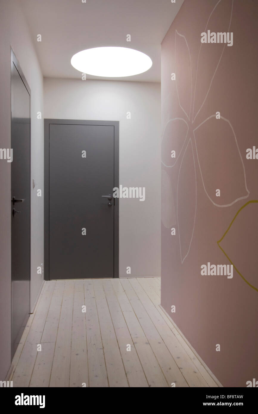 Corridor in modern apartment Stock Photo - Alamy