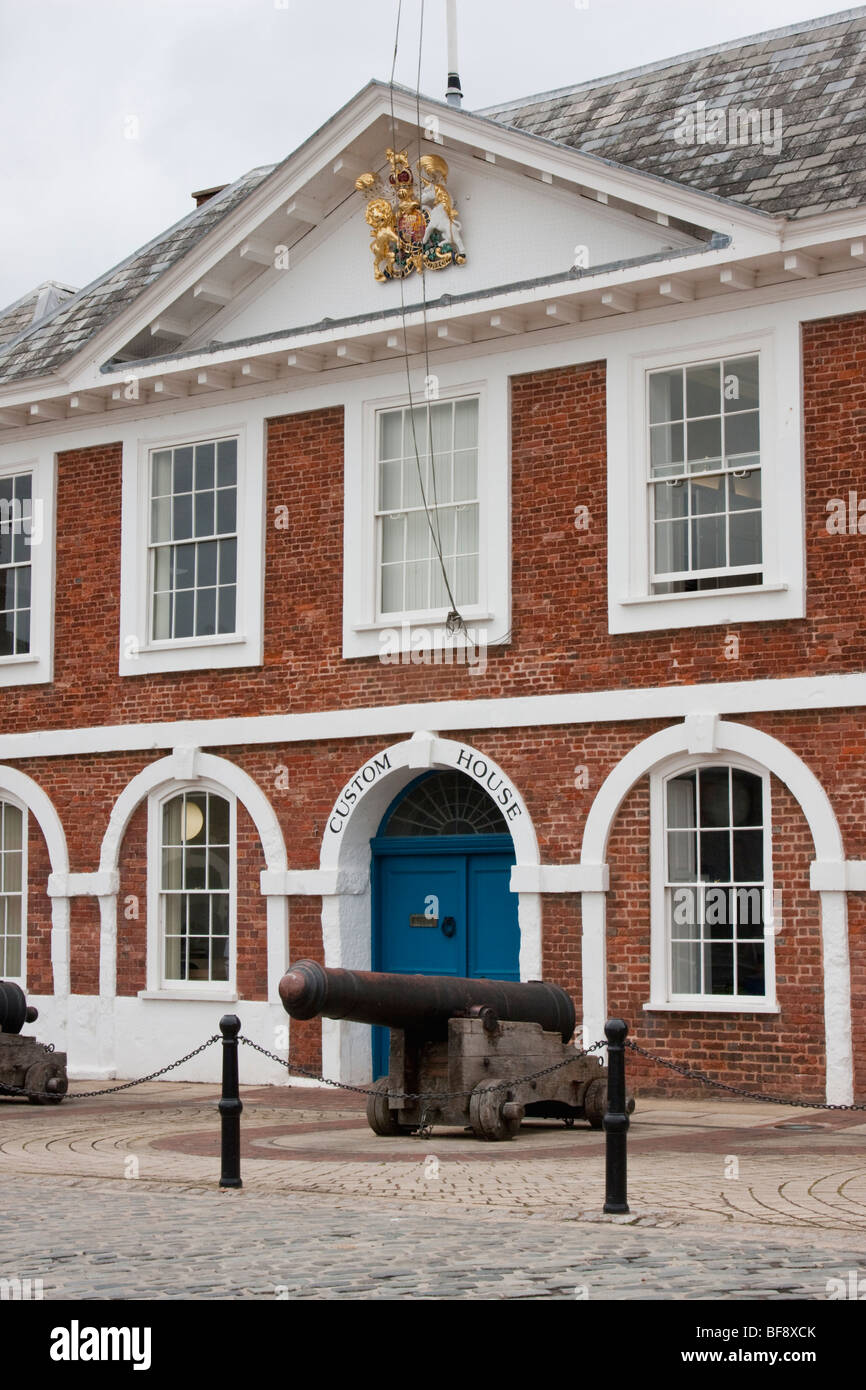 Custom House on Exeter Quay Stock Photo - Alamy
