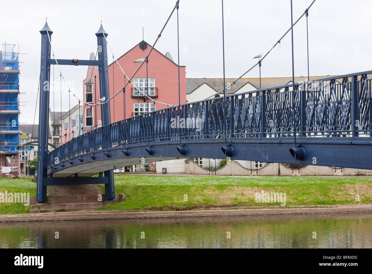 Exeter Quay footbridge Stock Photo - Alamy