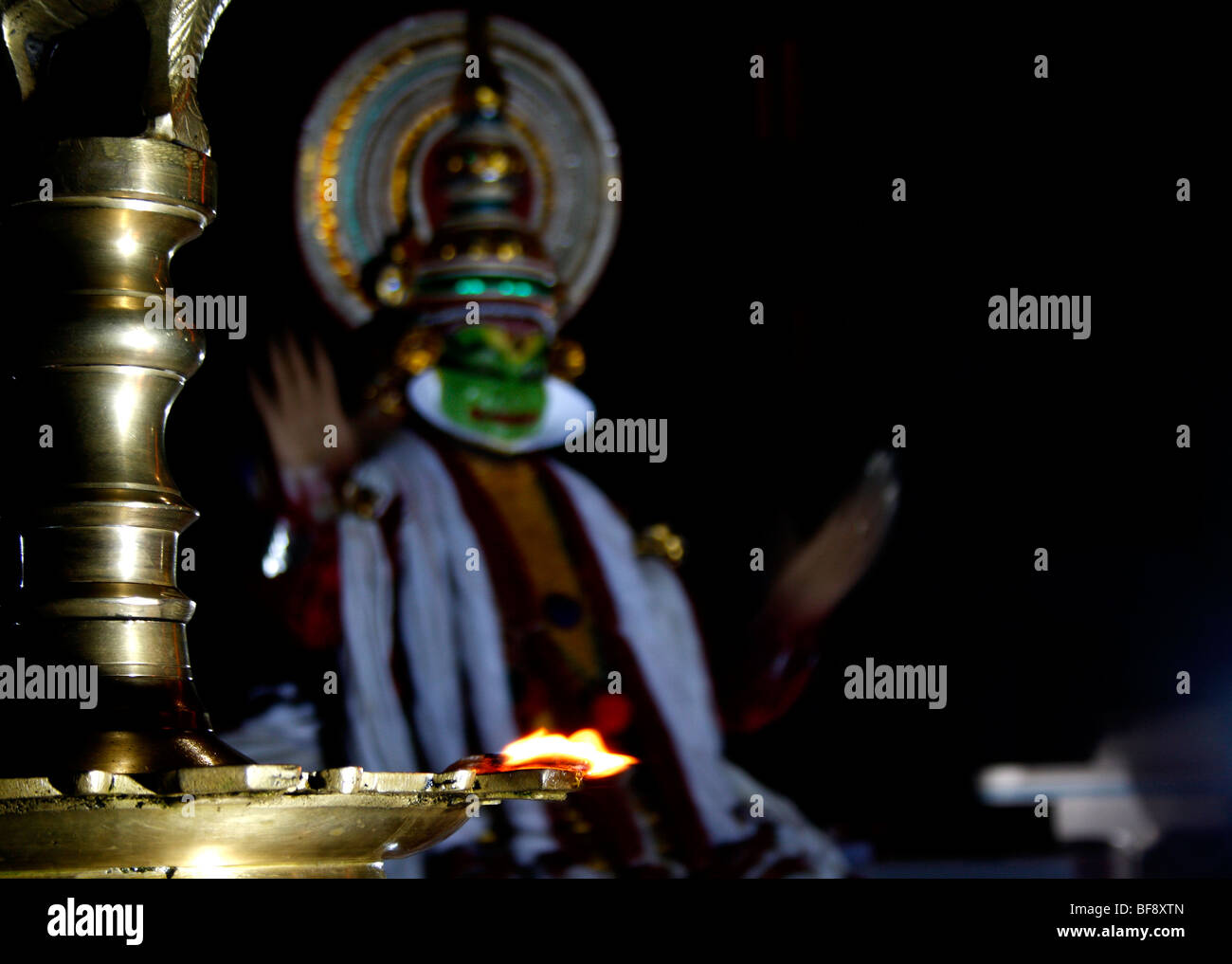 Indian classical drama,lamp,indian bronze lamp, light, peacock lamp ...