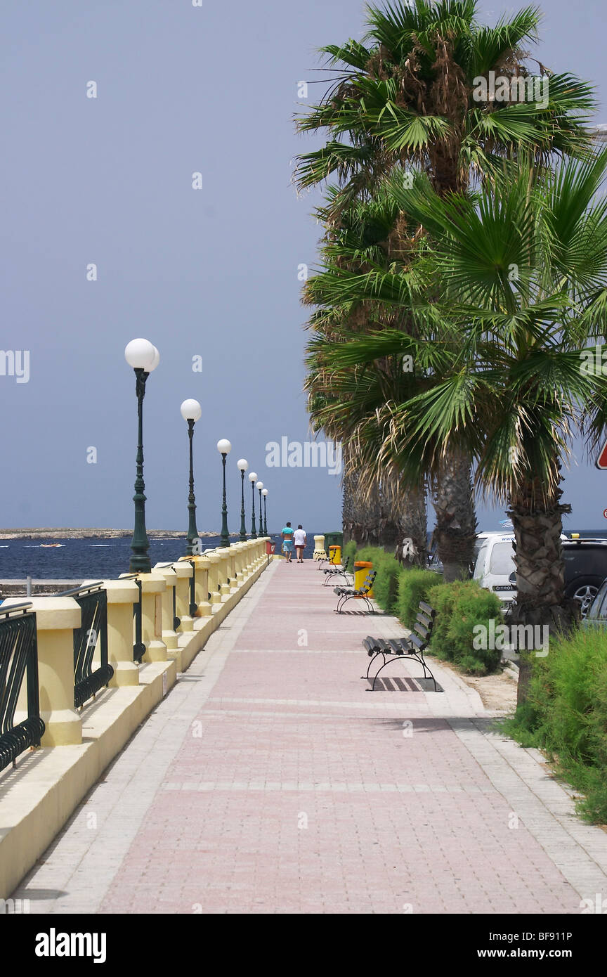Bugibba promenade hi-res stock photography and images - Alamy