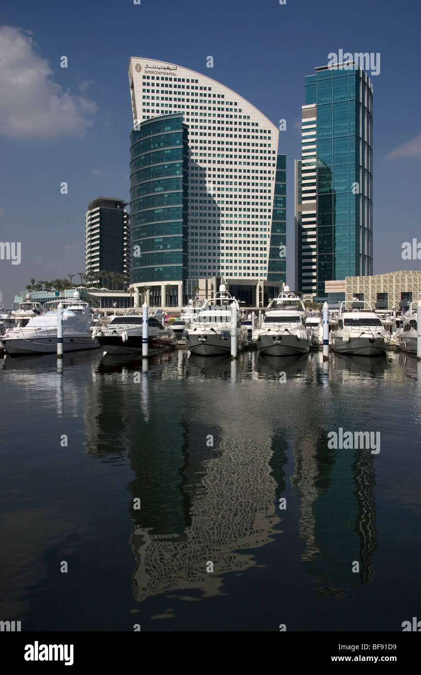 Marina Hotel Intercontinental is near the waterfront development, Dubai ...