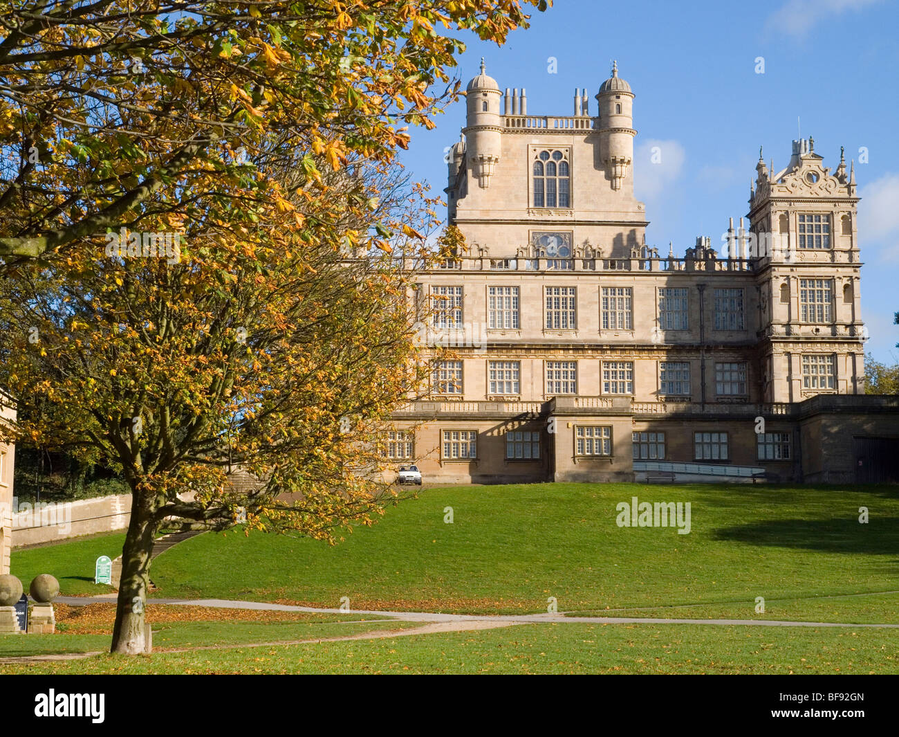Wollaton Hall and Park in Nottingham, Nottinghamshire England UK Stock ...