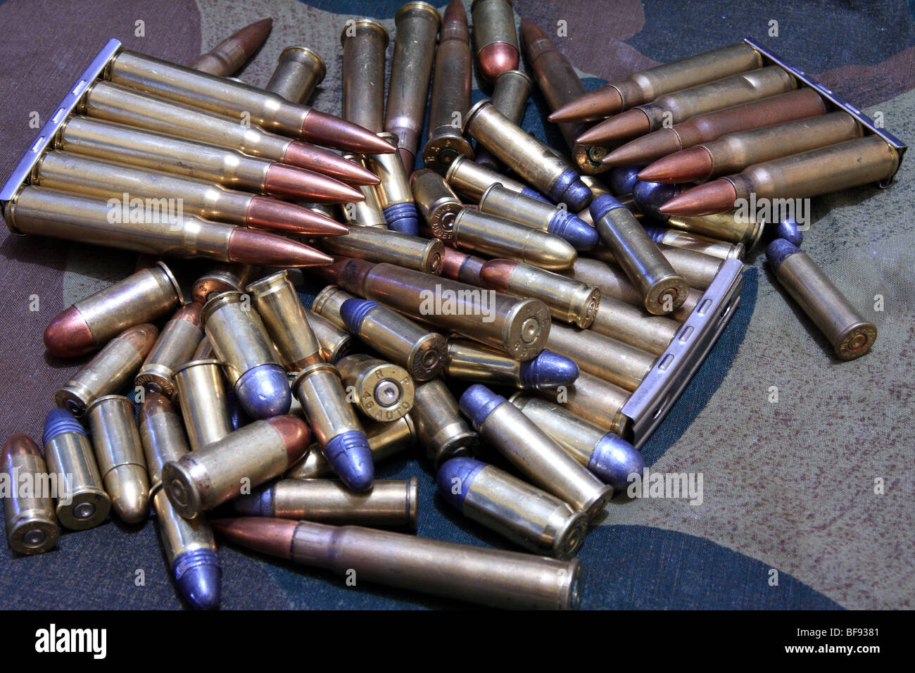 A variety of wartime ammunition Stock Photo - Alamy