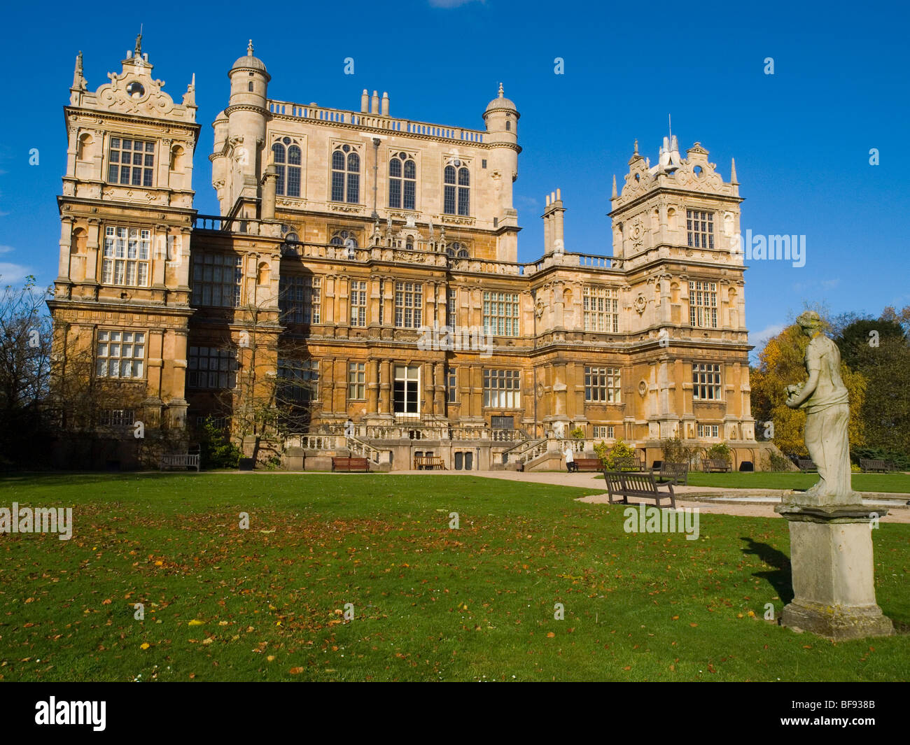 Wollaton Hall and Park in Nottingham, Nottinghamshire England UK Stock ...
