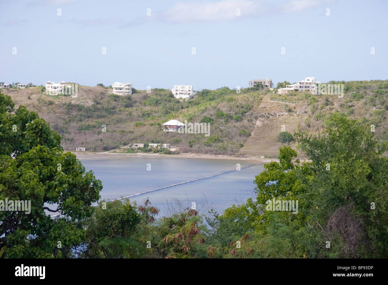 Road Salt pond at Sandy Ground (by Road Bay), Anguilla - seen from ...