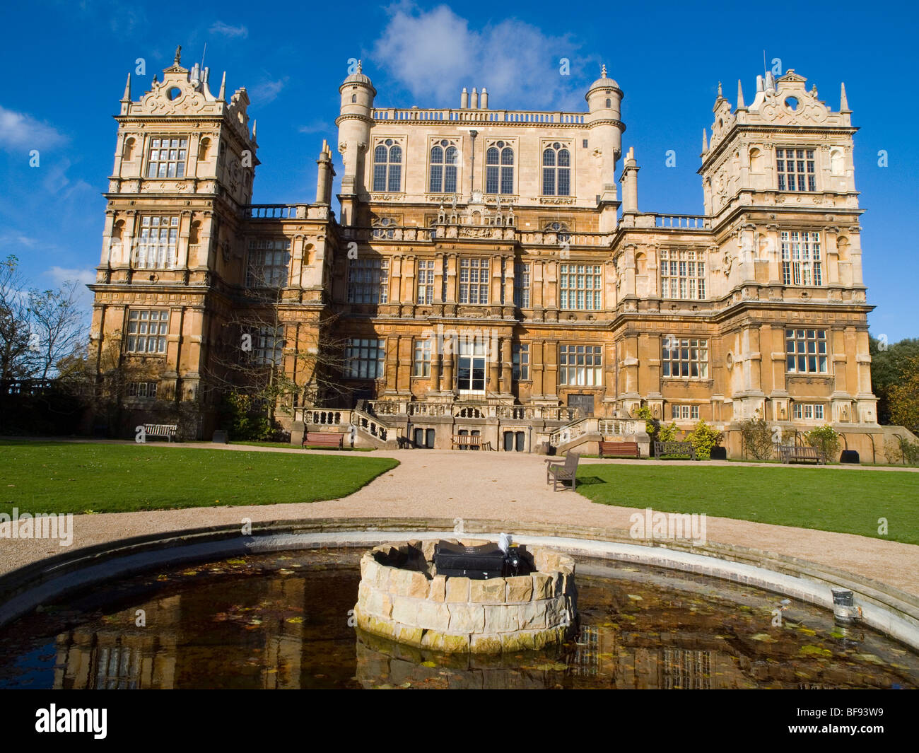 Wollaton Hall and Park in Nottingham, Nottinghamshire England UK Stock ...