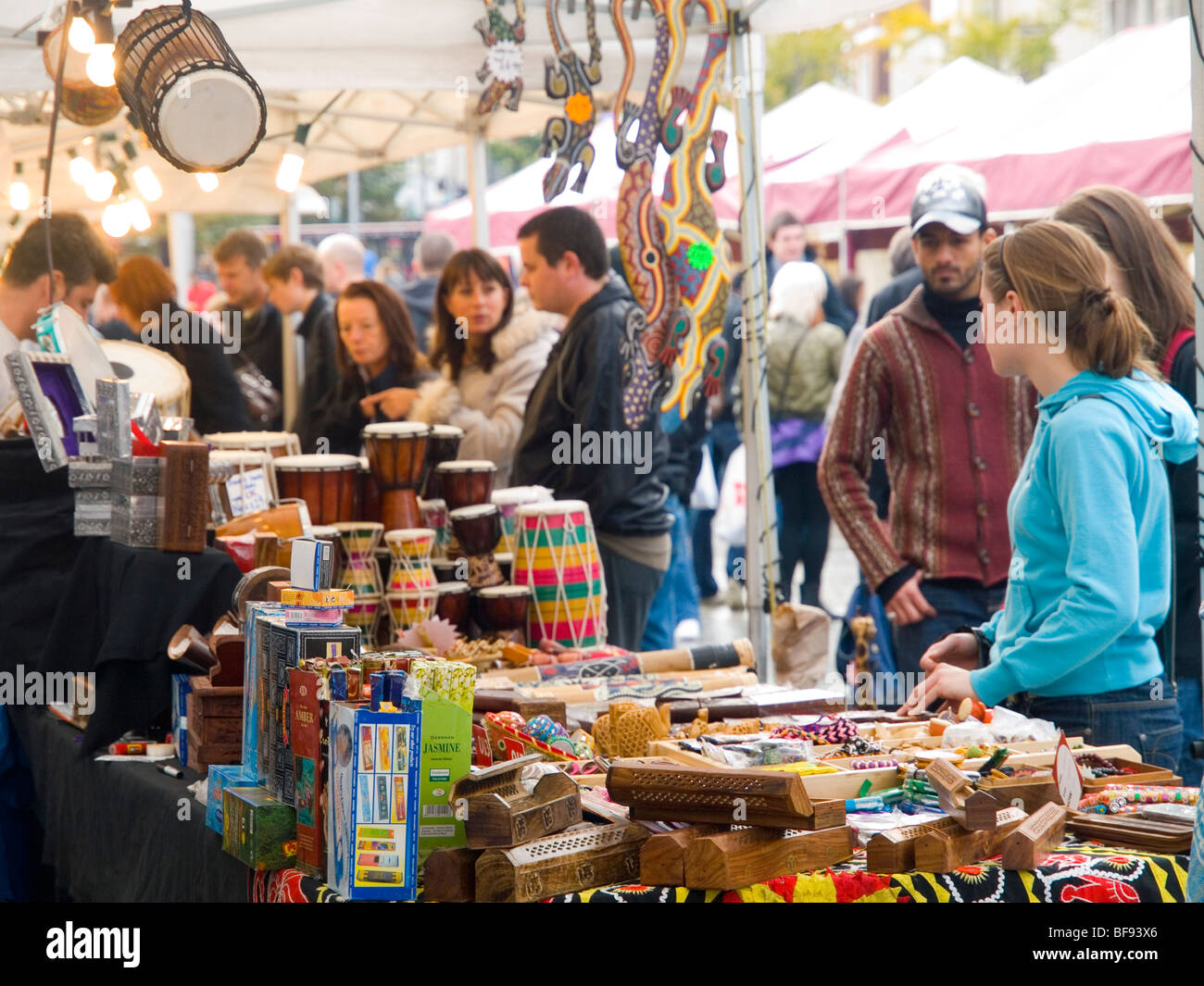 A colourful market held as part of Black History Celebrations in ...